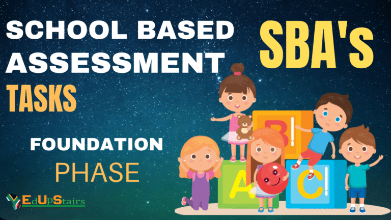 Foundation Phase SBA Tasks - Edupstairs
