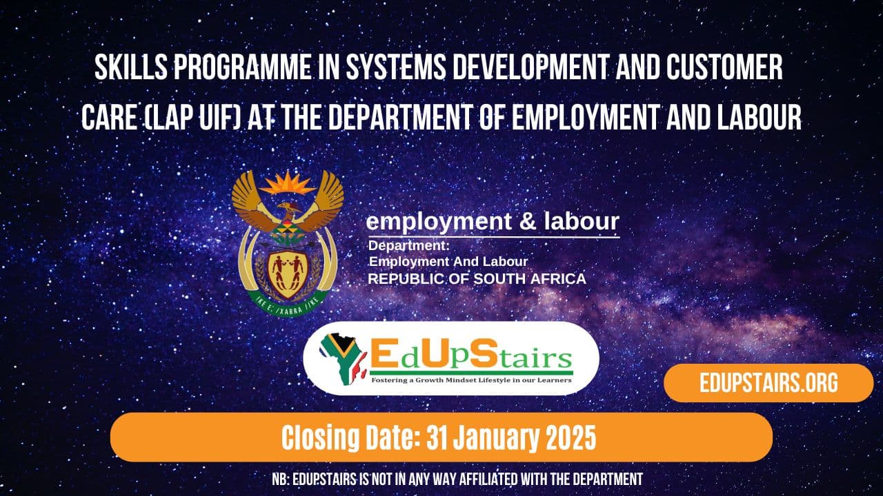 Skills Programme in Systems Development and Customer Care (LAP UIF) at ...
