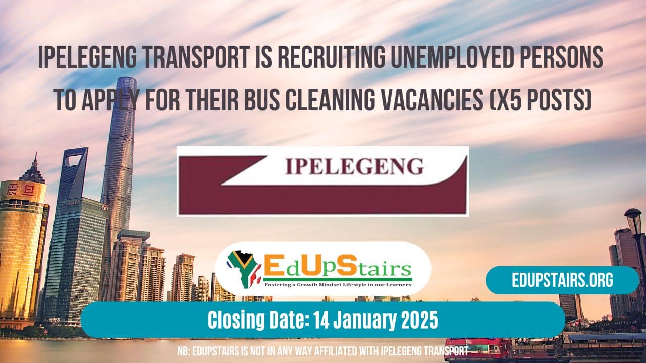 Ipelegeng Transport is Recruiting Unemployed Persons to Apply for their ...