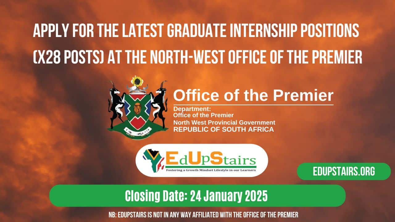 Apply for the Latest Graduate Internship Positions (X28 Posts) at the ...