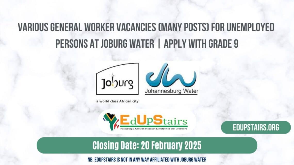 Various General Worker Vacancies (Many Posts) for Unemployed Persons at ...