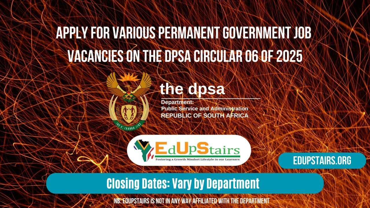 Apply for the Latest Various Permanent Government Job Vacancies on the ...