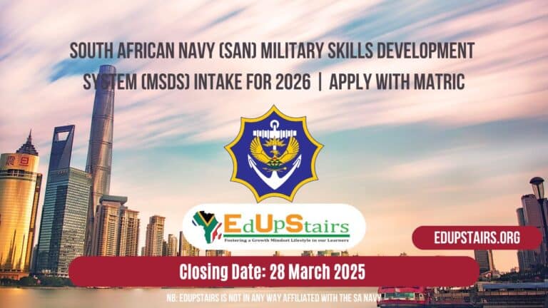 South African Navy (SAN) Military Skills Development System (MSDS ...