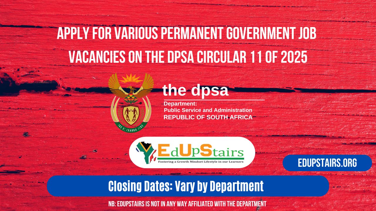 Apply for the Latest Various Permanent Government Job Vacancies on the ...