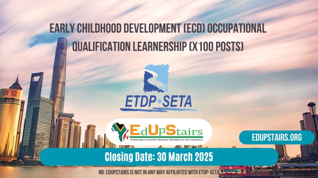 Early Childhood Development (ECD) Occupational Qualification ...