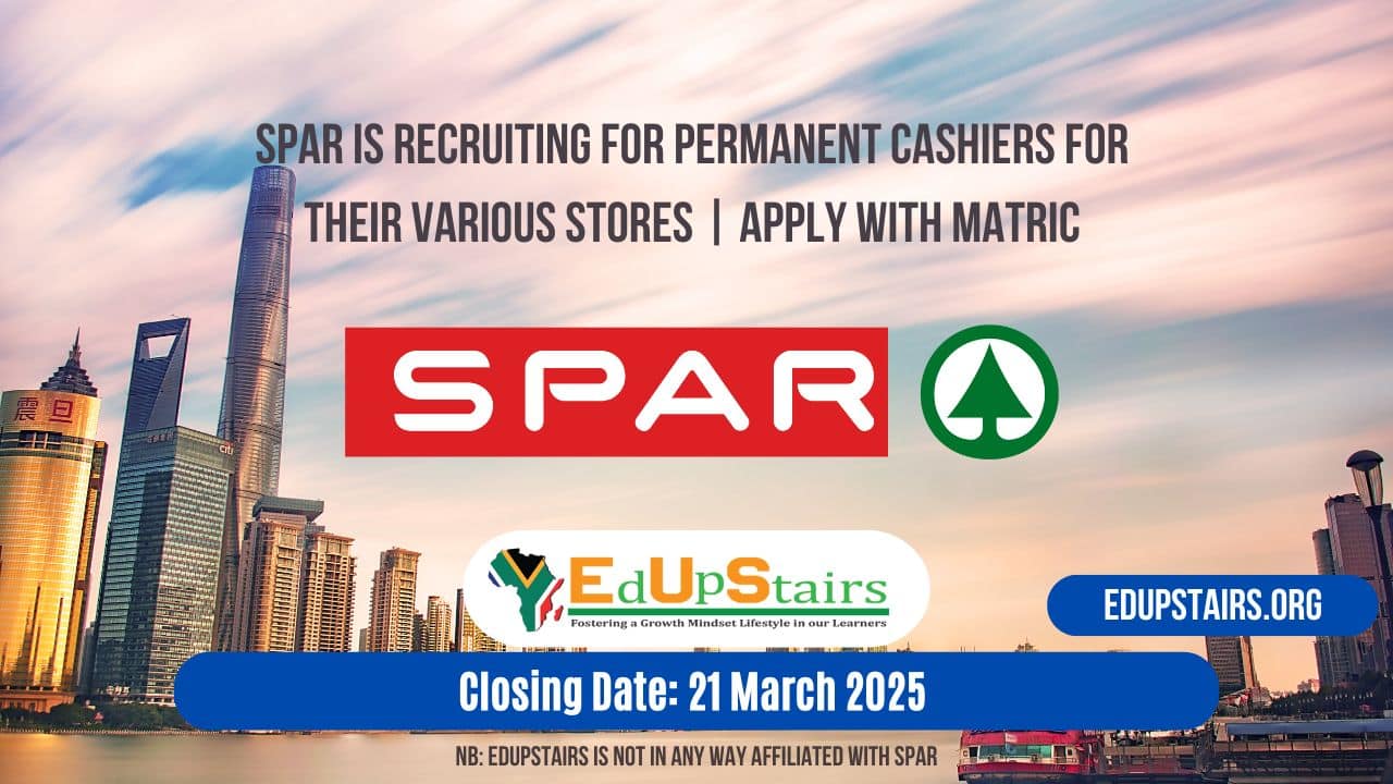 Spar is Recruiting for Permanent Cashiers for their Various Stores ...