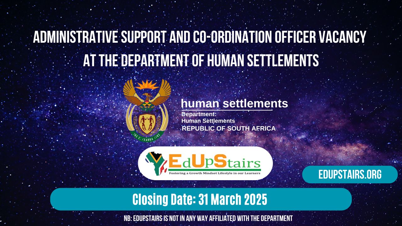 Administrative Support and Co-ordination Officer Vacancy at the ...
