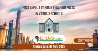 Post Level 1 Various Teaching Posts at the GDE Closing From 2nd – 4th ...