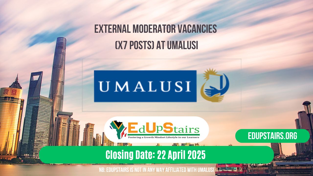 External Moderator Vacancies (X7 Posts) at Umalusi - Edupstairs
