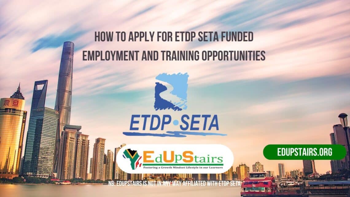 How to Apply for ETDP SETA Funded Employment and Training Opportunities ...