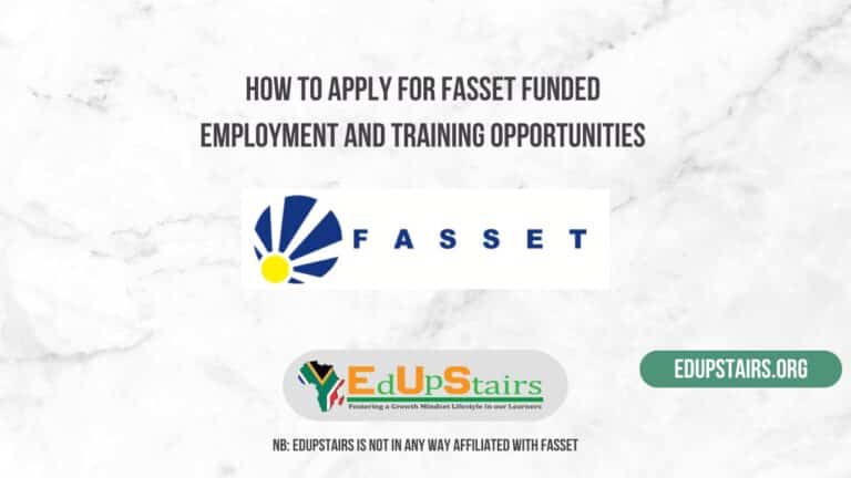 How to Apply for FASSET Funded Employment and Training Opportunities - Edupstairs