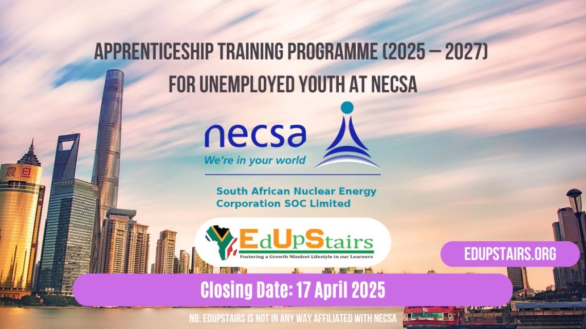 Apprenticeship Training Programme (2025 – 2027) for Unemployed Youth at ...