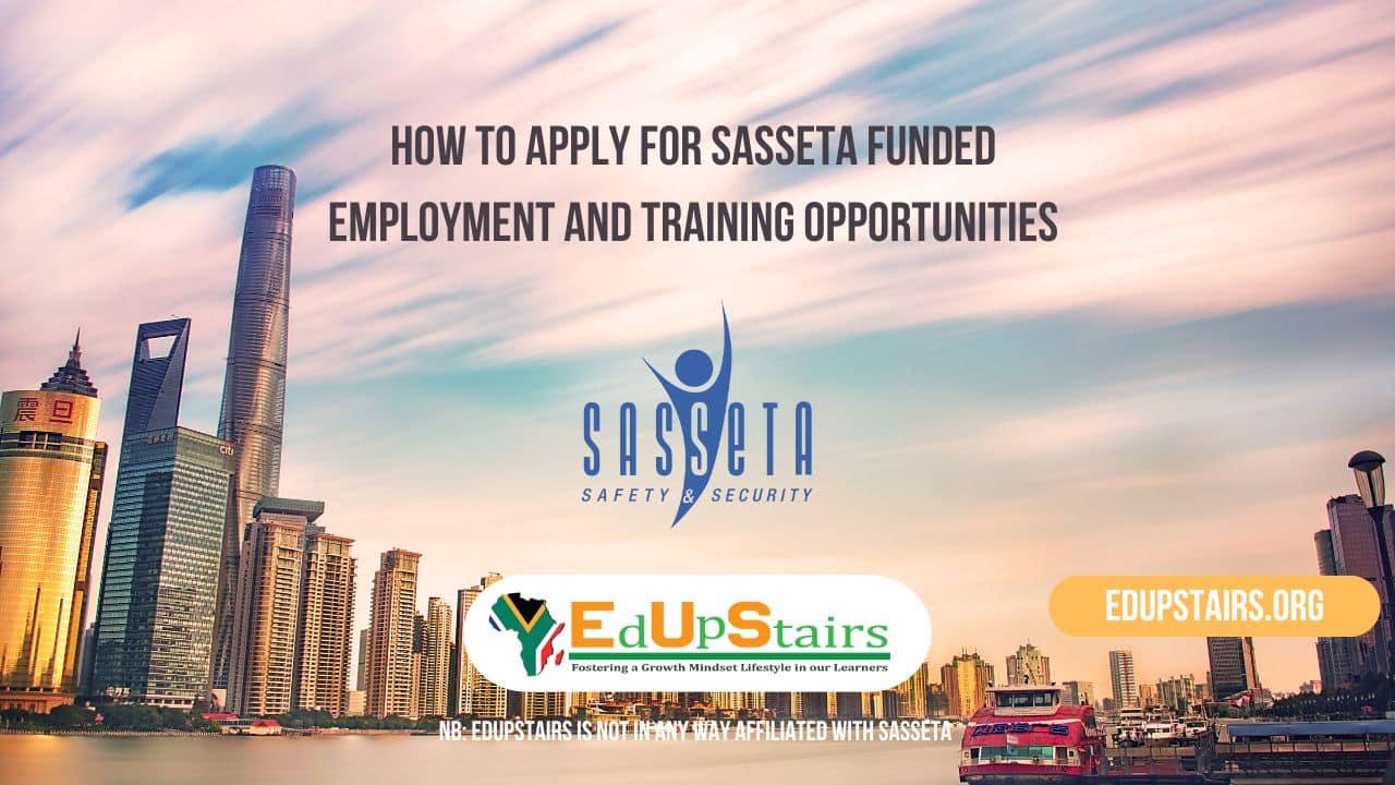 How to Apply for SASSETA Funded Employment and Training Opportunities ...