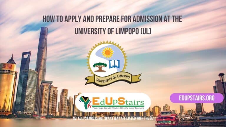 How to Apply and Prepare for Admission at the University of Limpopo (UL ...