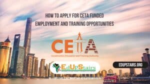 How to Apply for CETA Funded Employment and Training Opportunities ...