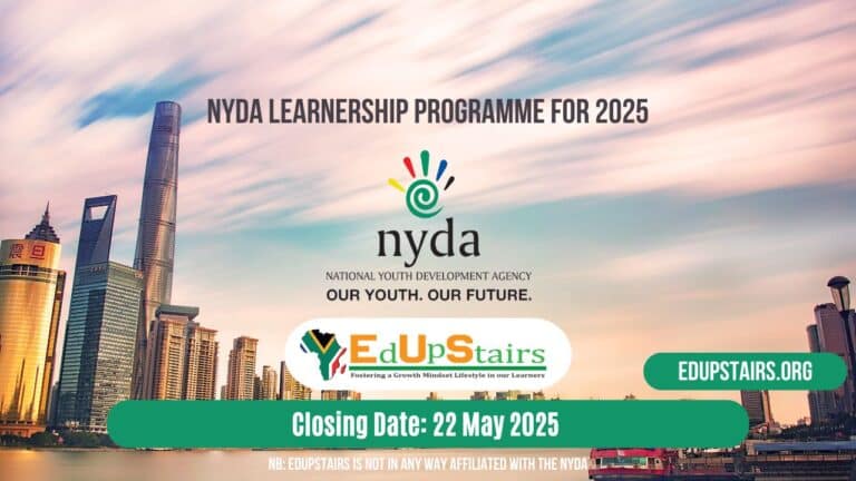 NYDA Learnership Programme for 2025 - Edupstairs