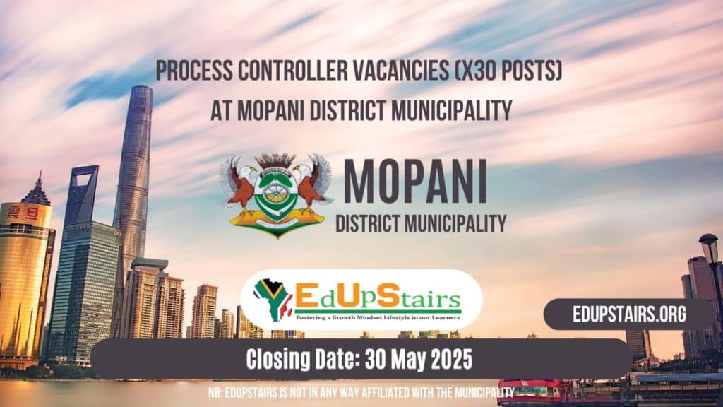 Process Controller Vacancies (X30 Posts) at Mopani District ...