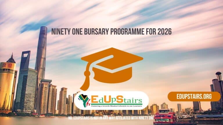 Ninety One Bursary Programme for 2026 - Edupstairs