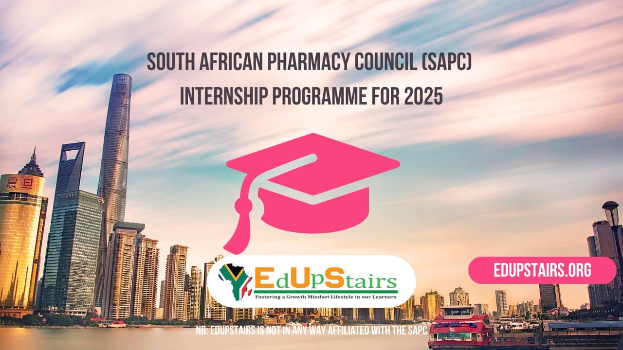 South African Pharmacy Council (SAPC) Internship Programme for 2025 ...