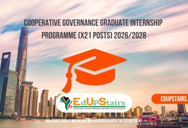 Free State Human Settlements Internship Programme 2025 - Edupstairs