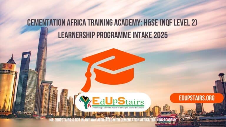 Cementation Africa Training Academy: H&SE (NQF Level 2) Learnership ...