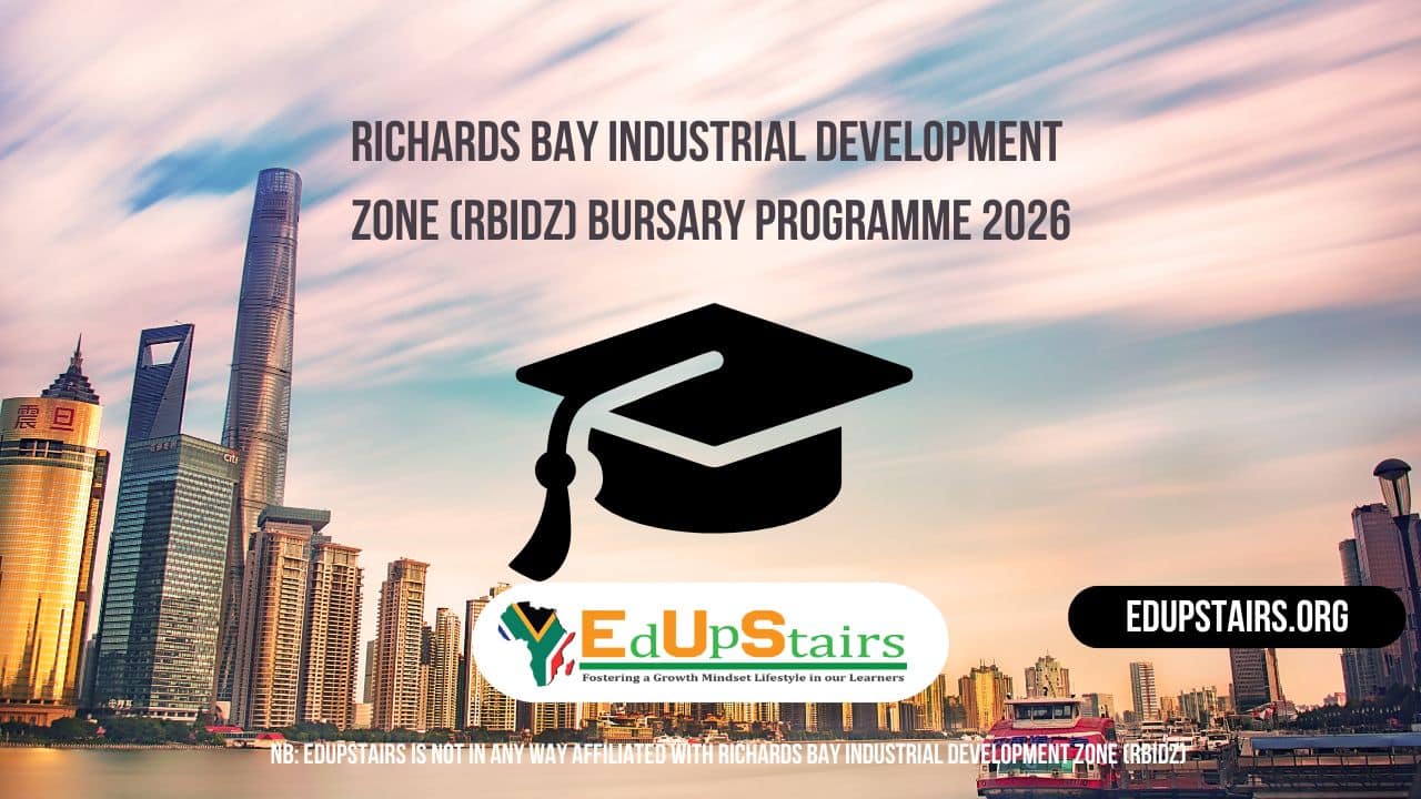 Richards Bay Industrial Development Zone (RBIDZ) Bursary Programme 2026 ...