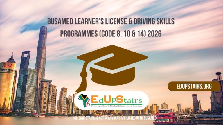 Busamed Learner’s License & Driving Skills Programmes (Code 8, 10 & 14 ...